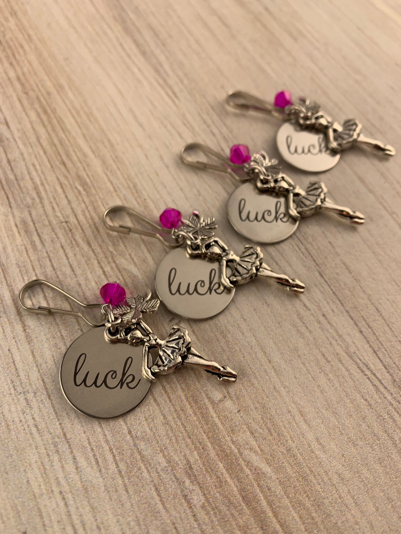 Good Luck Dance Zipper Pull, Dance Recital Gifts, Ballerina Bag Charm ...