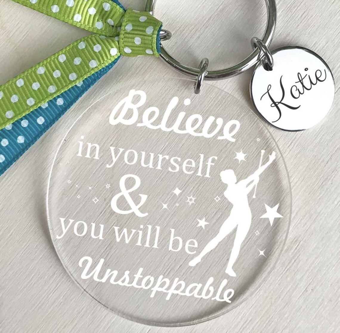 Baton Keychain Baton Bag Tag Twirling Keychain Twirler | Etsy