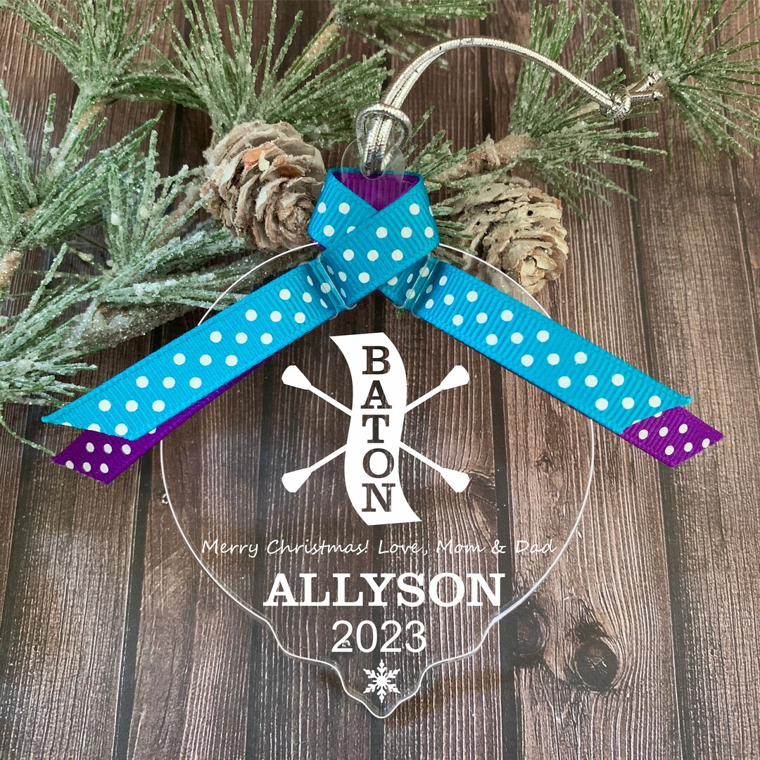 Baton Ornament, Majorette Ornament, Twirler Ornament, Baton Gifts ...