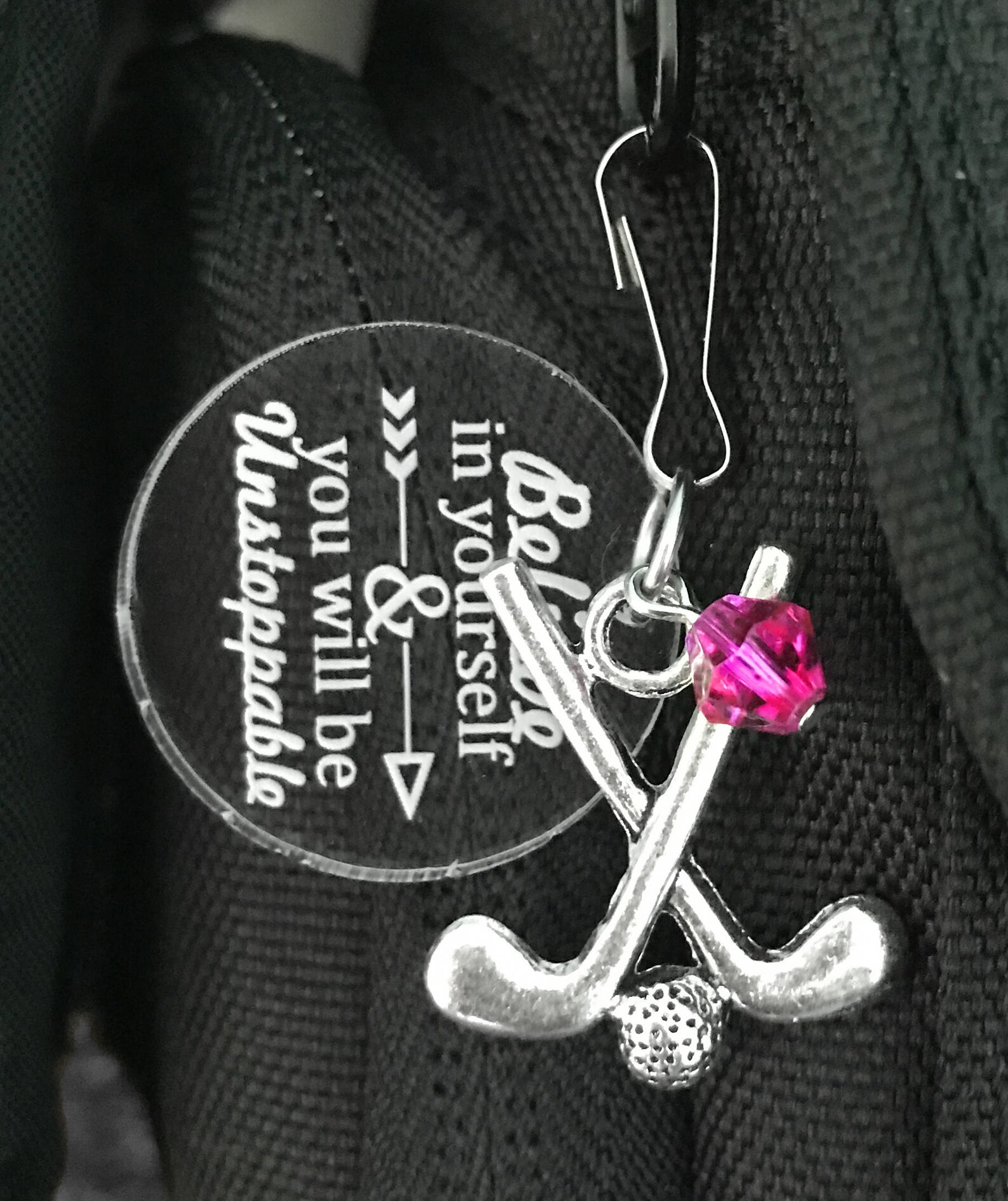 Golf Gifts, Golf Gifts for Women, Golf Zipper Pull, Golfer Gift, Golfer ...