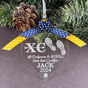 Cross Country Ornament, Cross Country Gifts, XC Ornament, XC Gifts ...