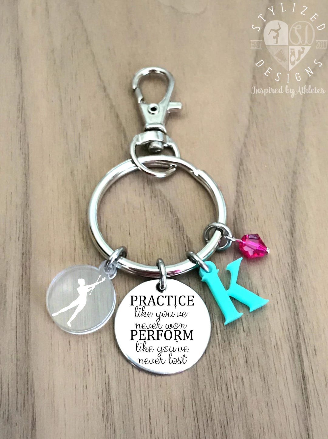 Baton Keychain, Twirling Keychain, Twirler Keychain, Majorette Keychain ...