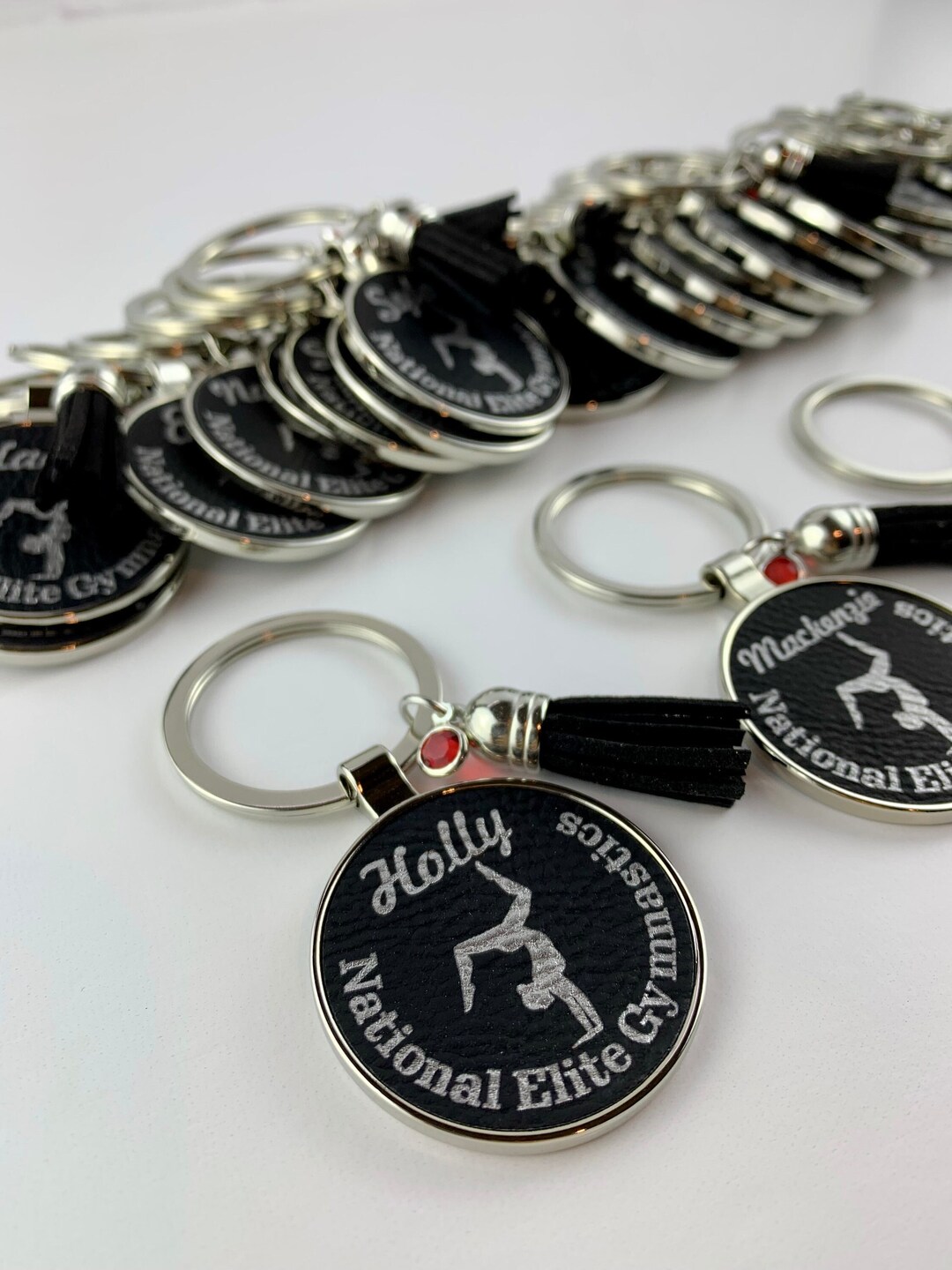 Gymnastics Keychain, Gymnastics Zipper Pull, Gymnastics Gifts, Gymnast ...