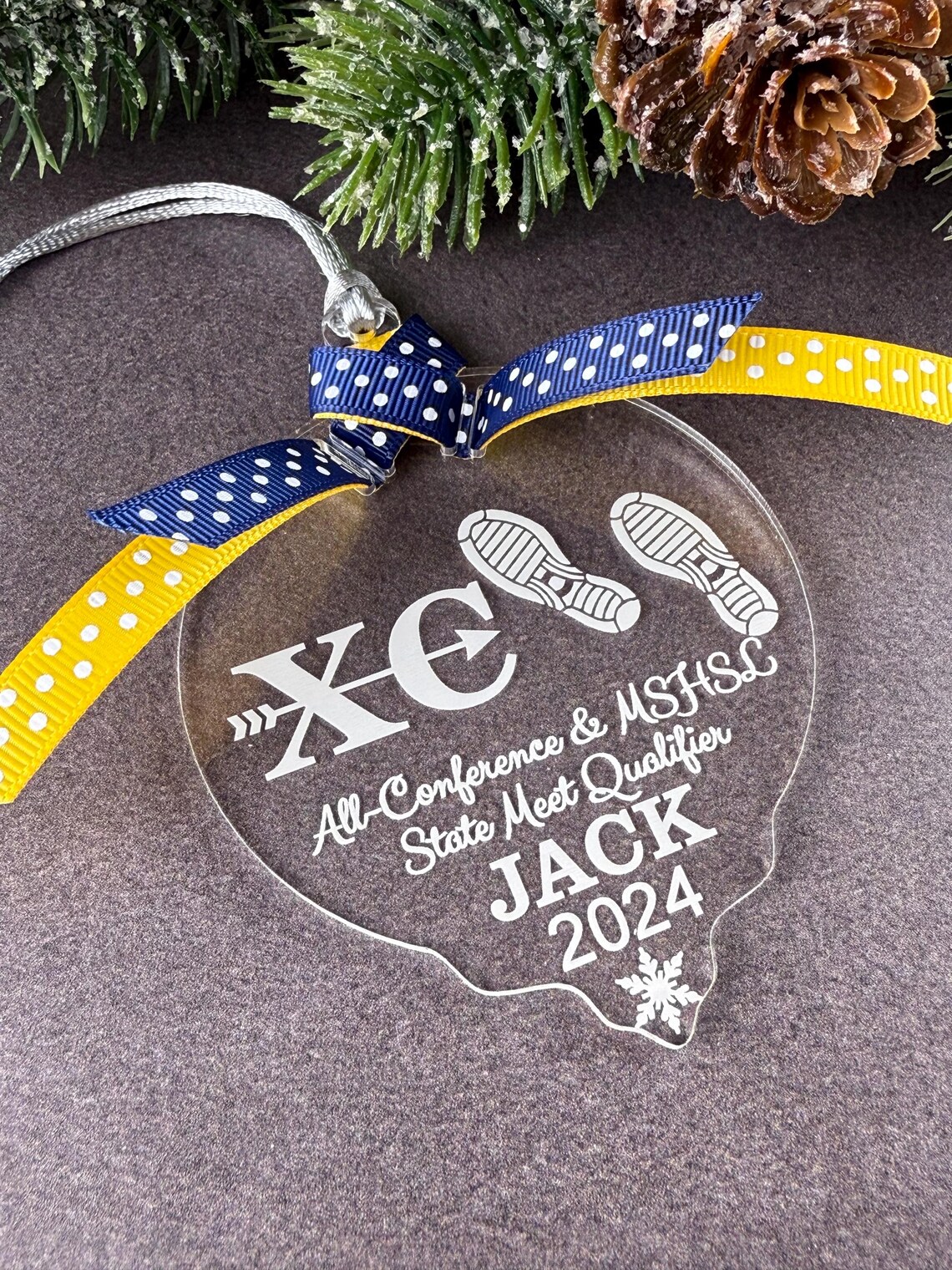 Cross Country Ornament, Cross Country Gifts, XC Ornament, XC Gifts ...