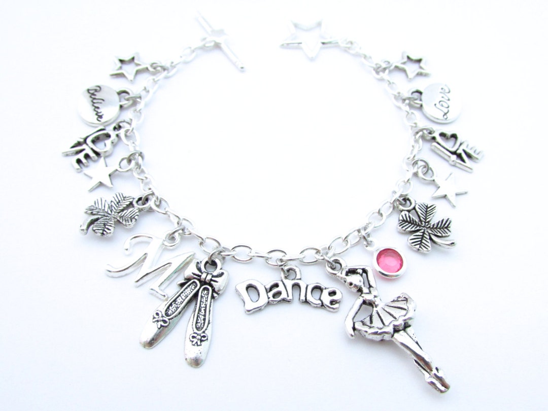 Dance Charm Bracelet, Dance Gifts, Dance Jewelry, Gift for Dancer ...