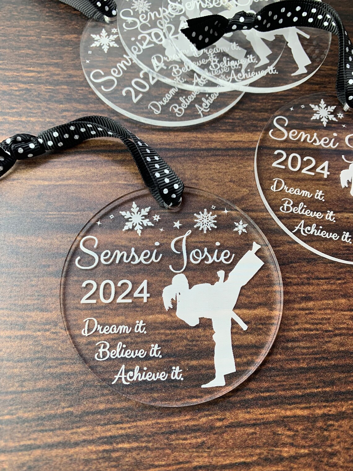 Sensei Gift, Sensei Ornament, Karate Girl Ornament, Karate Ornament ...