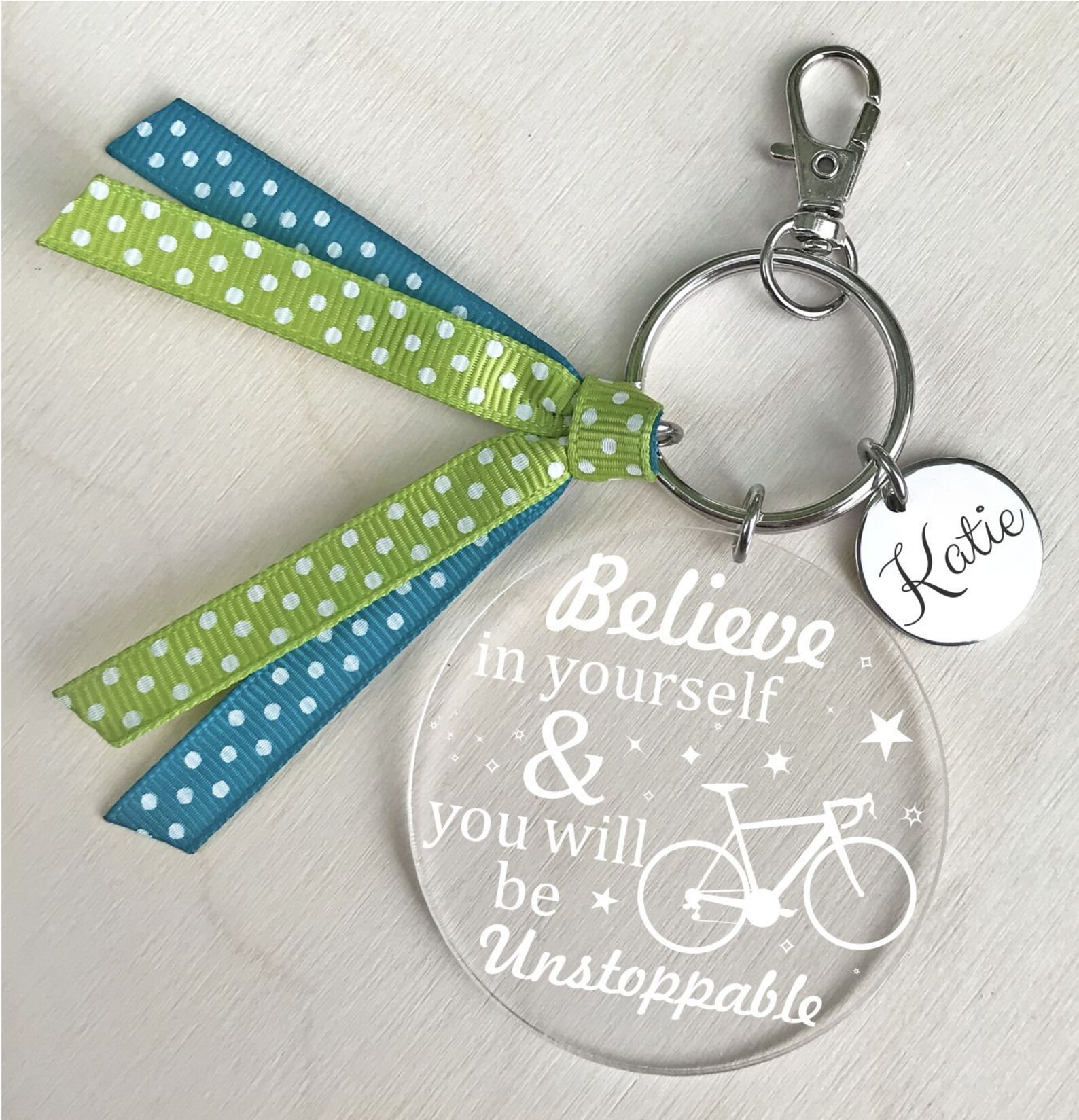 Cycling Keychain Bike Keychain Cyclist Keychain Womens - Etsy