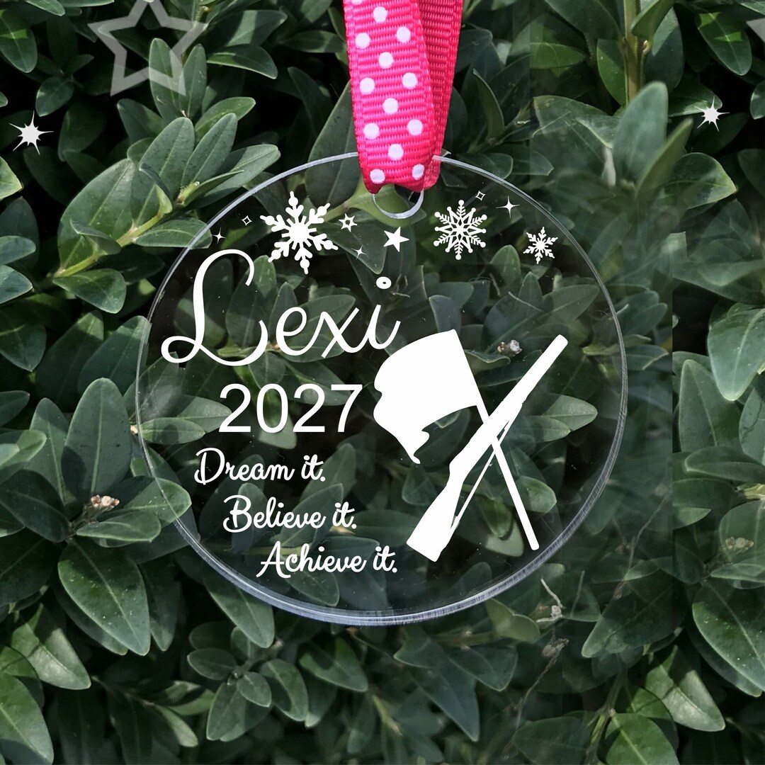 Color Guard Ornament, Color Guard Gifts, Flag Girl Ornament, Color ...
