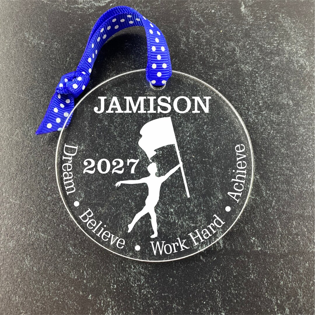 Male Color Guard Ornament, Male Color Guard Gifts, Boys Color Guard ...