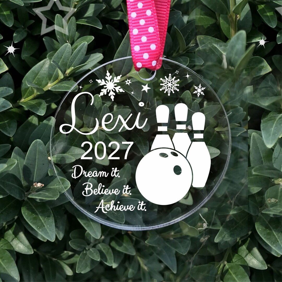 Bowling Ornament, Bowler Ornament, Bowling Gifts, Bowler Gifts, Gift ...