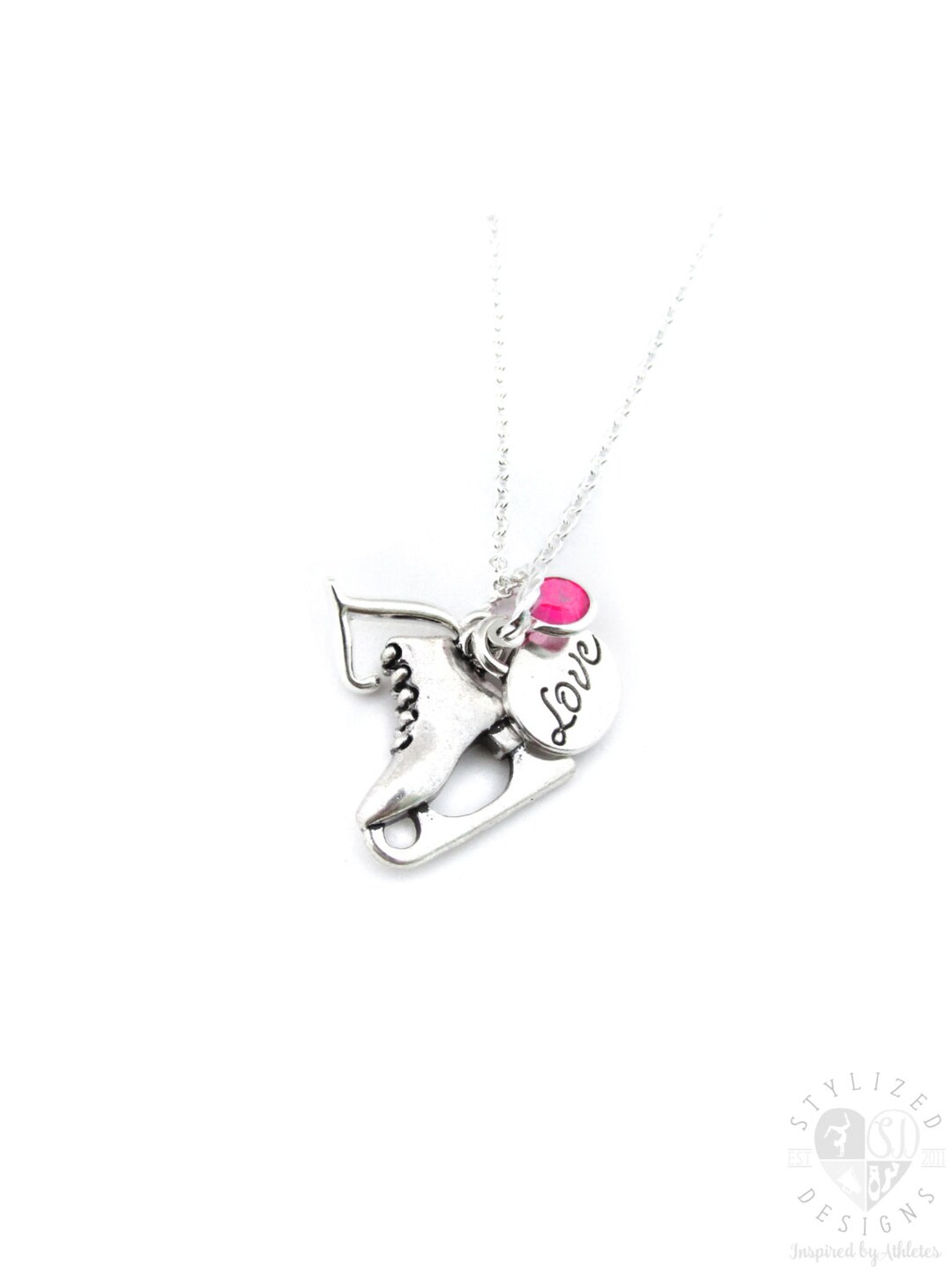 Figure Skating Necklace, Figure Skating Gifts, Ice Skating Necklace ...
