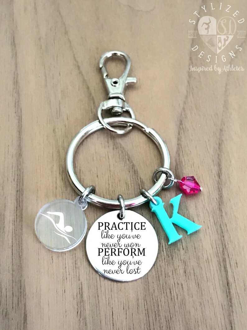 Swim Keychains Swim Key Chain Swimmer Keychain Swimming - Etsy