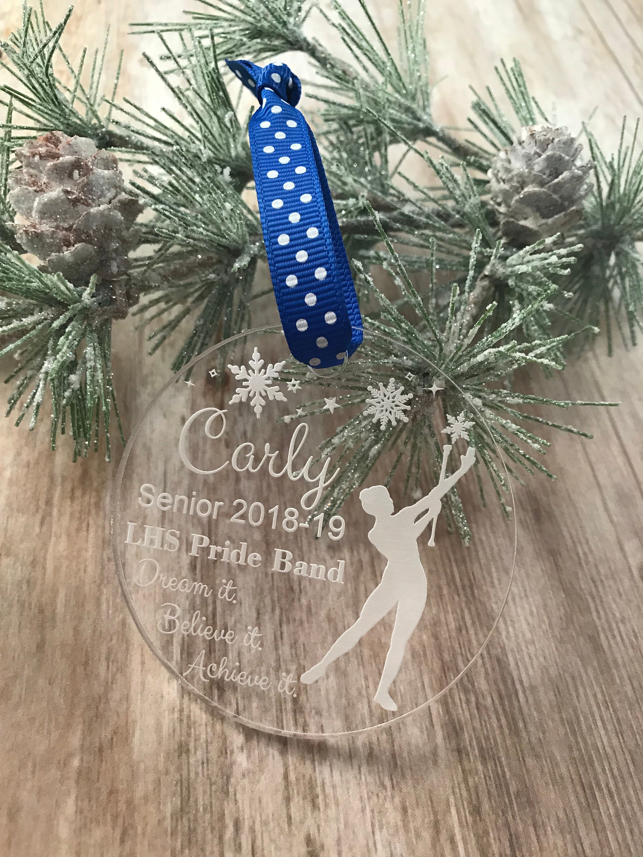 Baton Ornament Majorette Ornament Twirler Ornament Baton - Etsy
