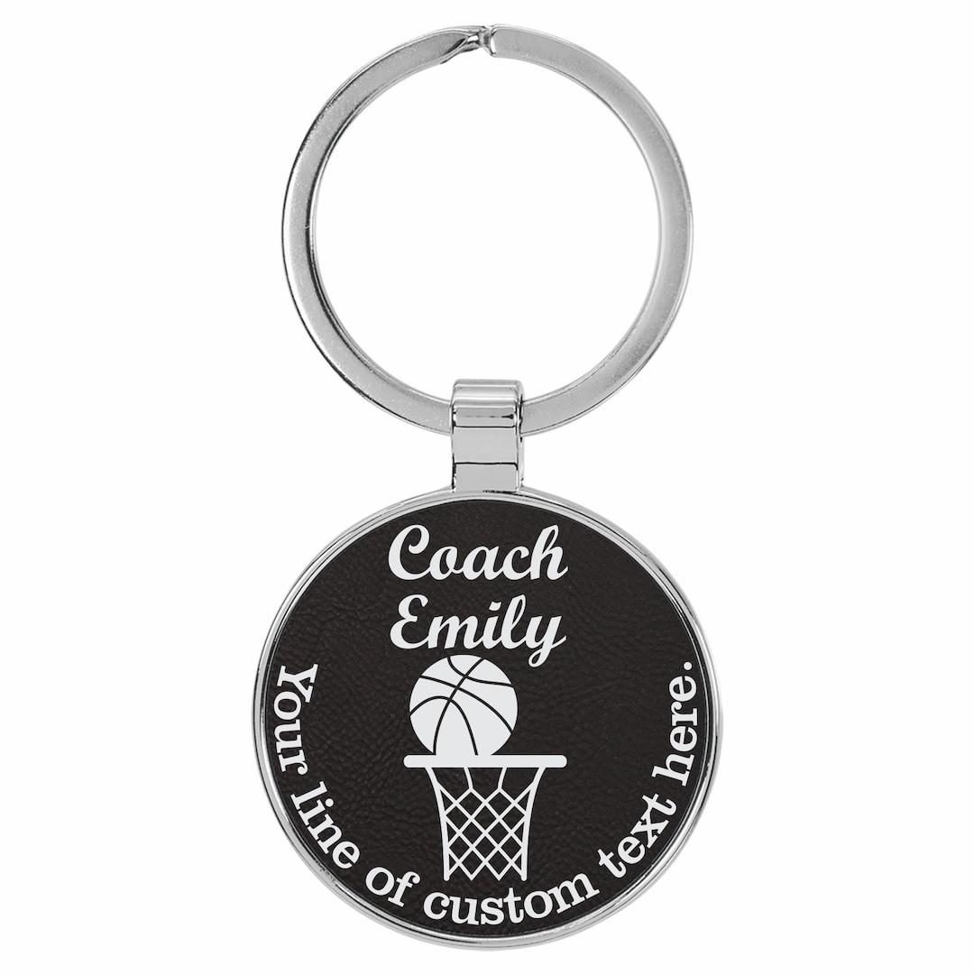 Basketball Coach Gift, Basketball Coach Keychain, Basketball Coach Gift ...