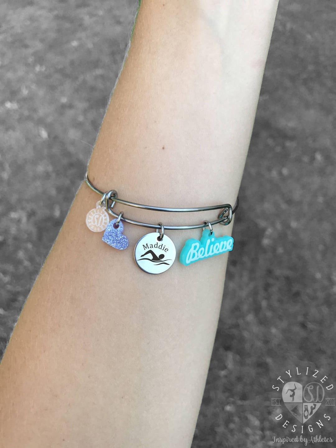 Swim Gifts, Swim Bracelet, Swimmer Jewelry, Gifts for Swimmers, Swimmer ...