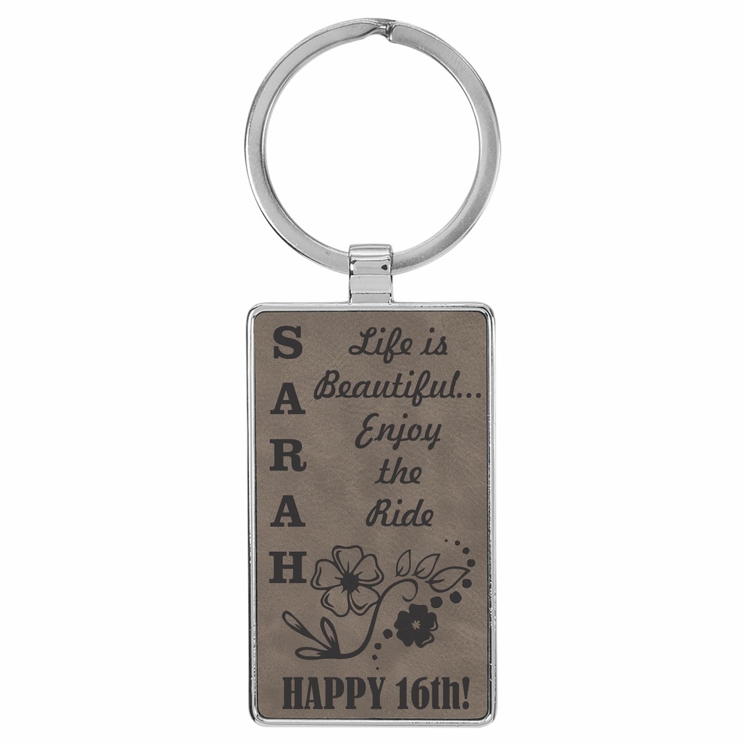Sweet 16 Gift, Sweet 16 Keychain, 16th Birthday Gift for Girl, 16th ...