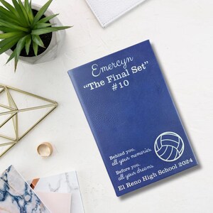 Volleyball Senior Gift, Volleyball Journal, Volleyball Senior Night ...