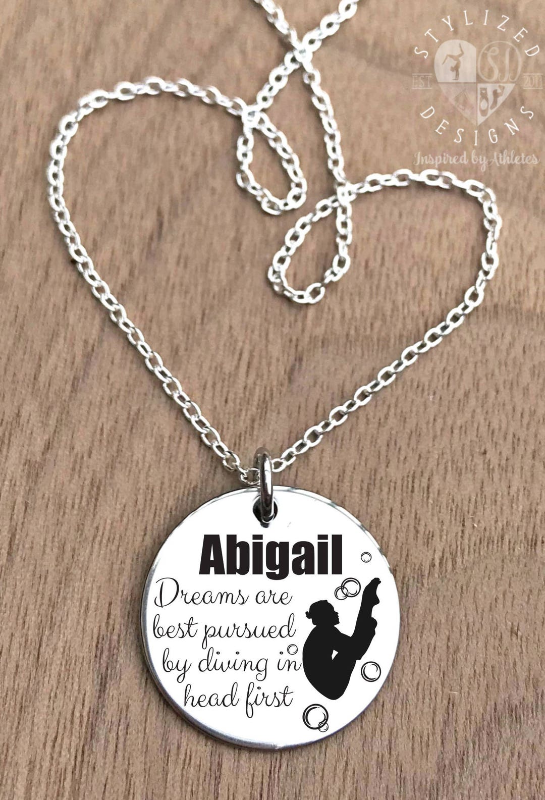 Diving Necklace, Diver Necklace, Diving Jewelry, Diver Jewelry, Dive ...