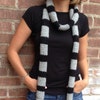 Gru Despicable Me Scarf Black and Gray, Knit Halloween Costume - Etsy