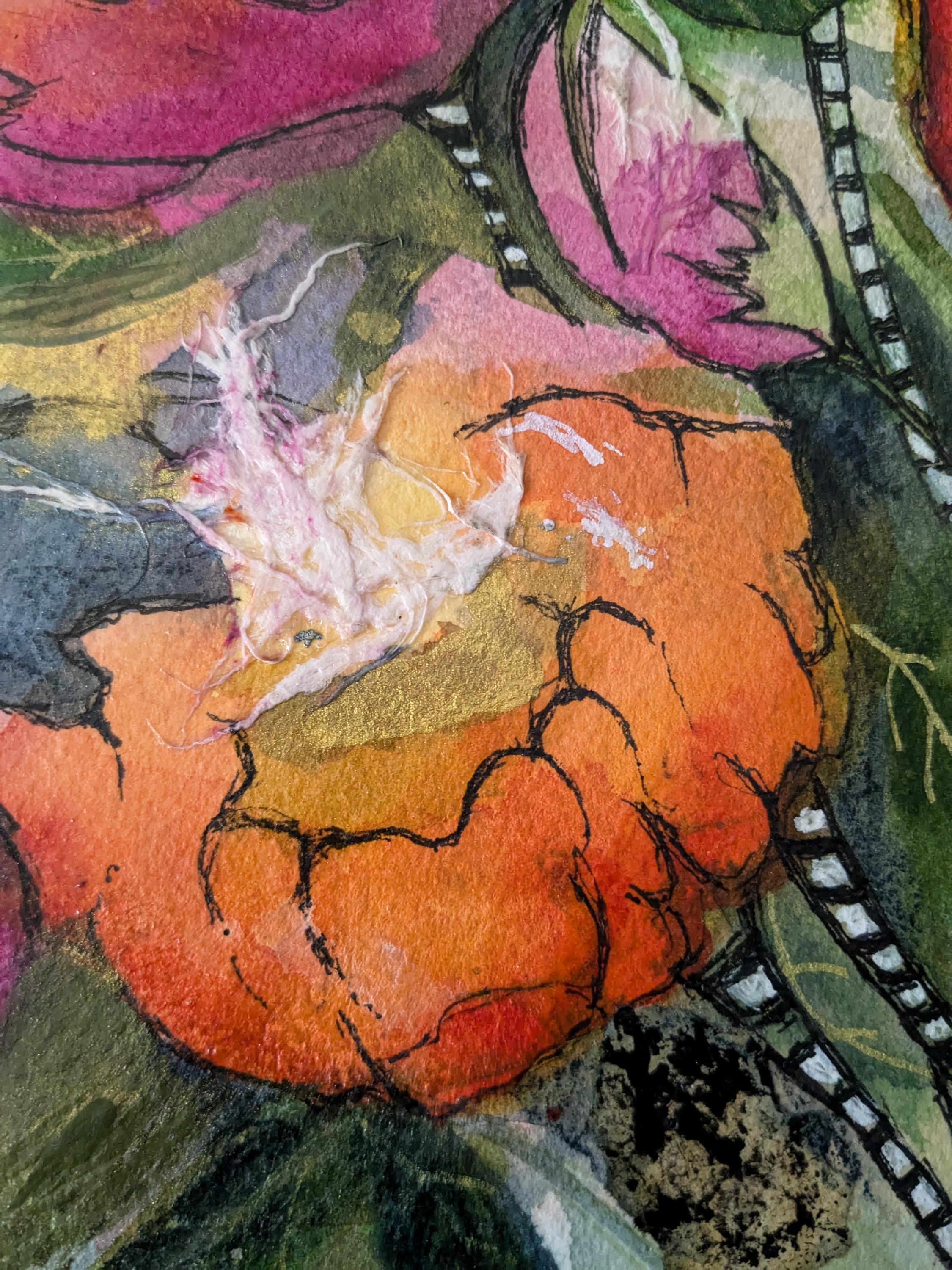 Collage Art, Vibrant Colors, Beautiful, Bold, Mixed Media, - Etsy