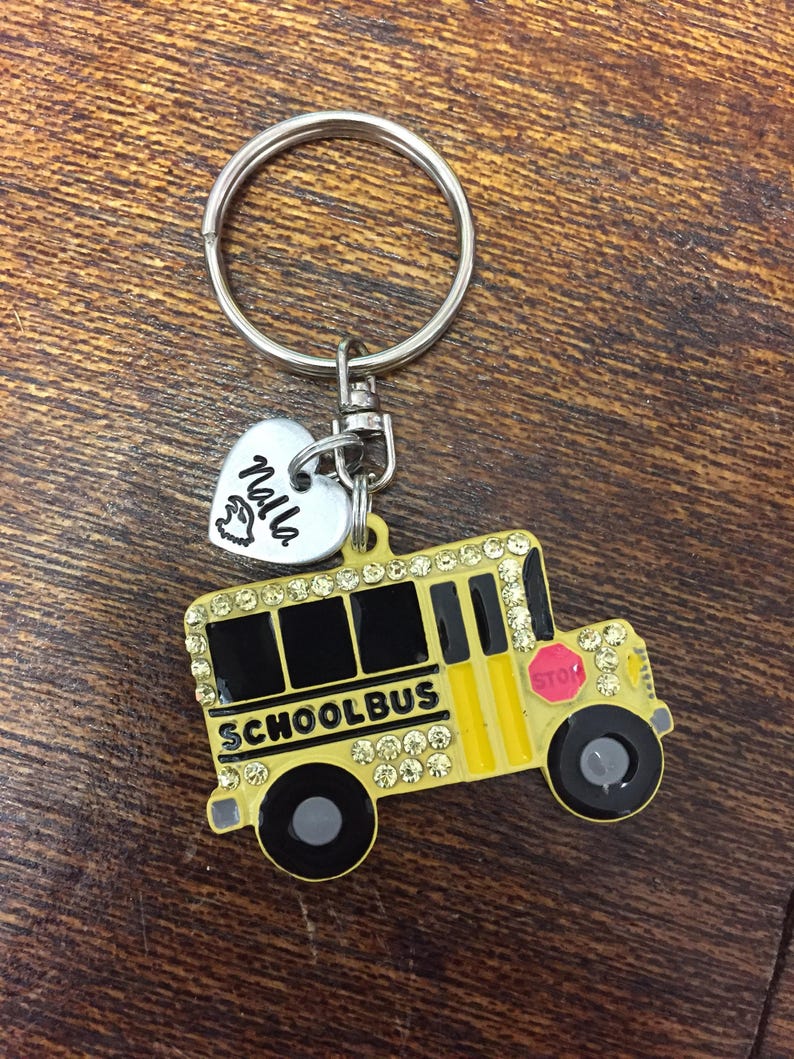 Bus Driver Personalized Keychain - Etsy
