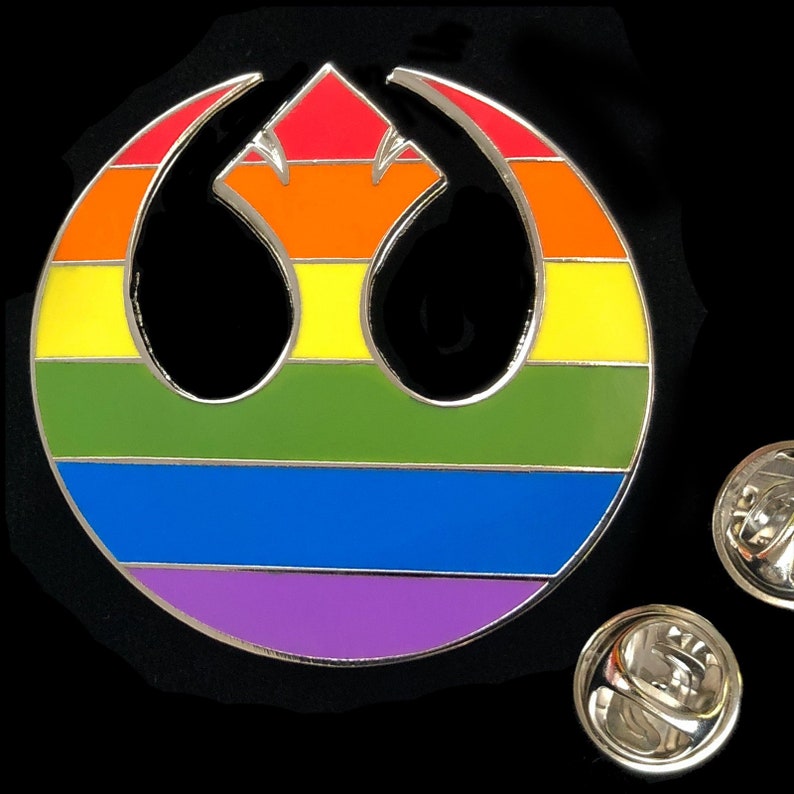 Pride of the Resistance Hard Enamel Pin - Etsy
