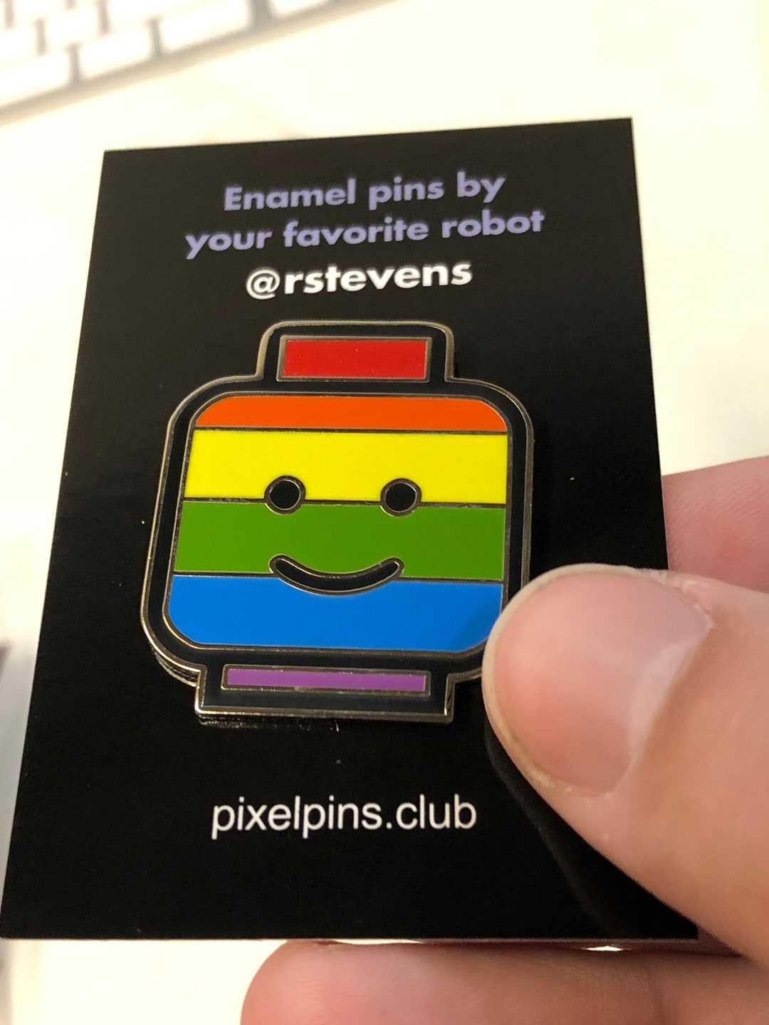 Lego Minifig Pride Hard Enamel Pin - Etsy