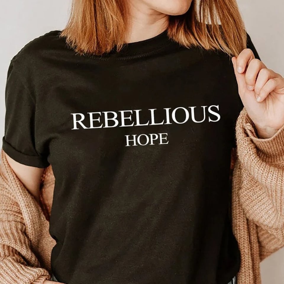 Rebellious Hope T-Shirt sold by Linda | SKU 301956 | Printerval UK