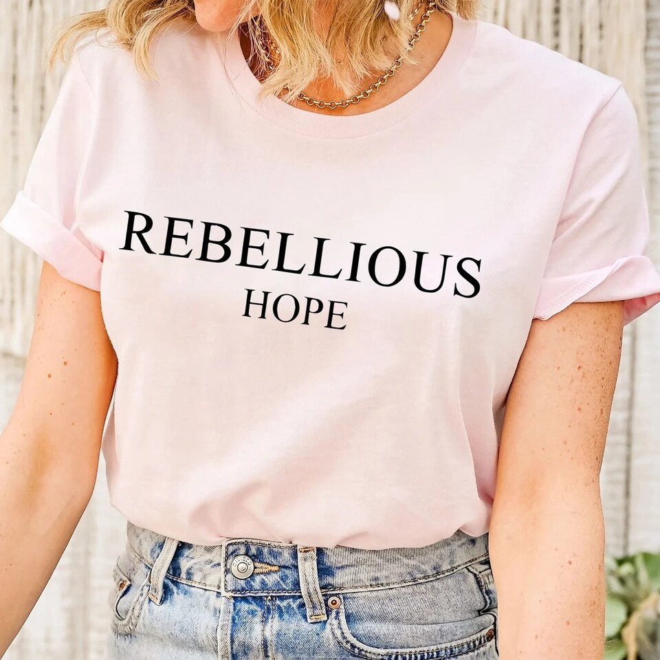 Rebellious Hope T-Shirt sold by Linda | SKU 301956 | Printerval UK