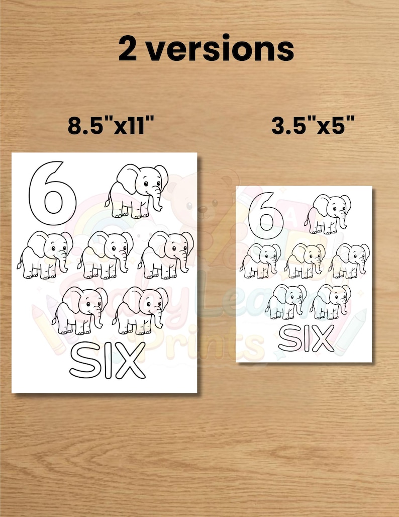 Counting Game-number Coloring Page-printable Color Page-early Childhood ...