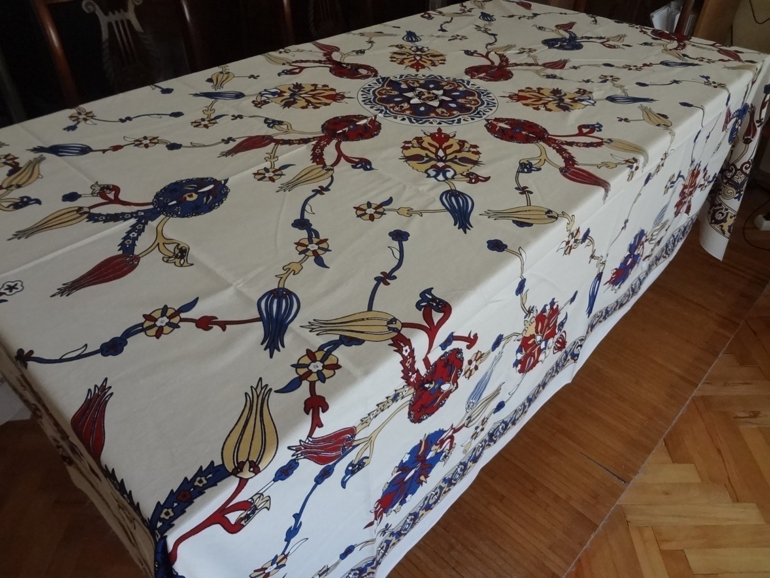 NEW - Tablecloth With Classical Turkish/ottoman Design - Large ...
