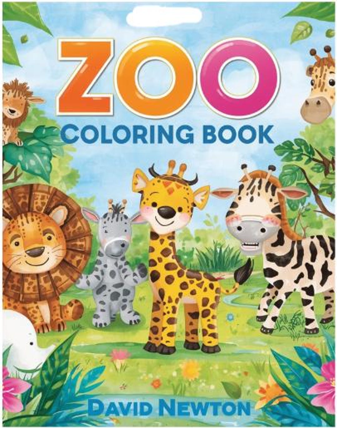 Zoo Coloring Book - Etsy