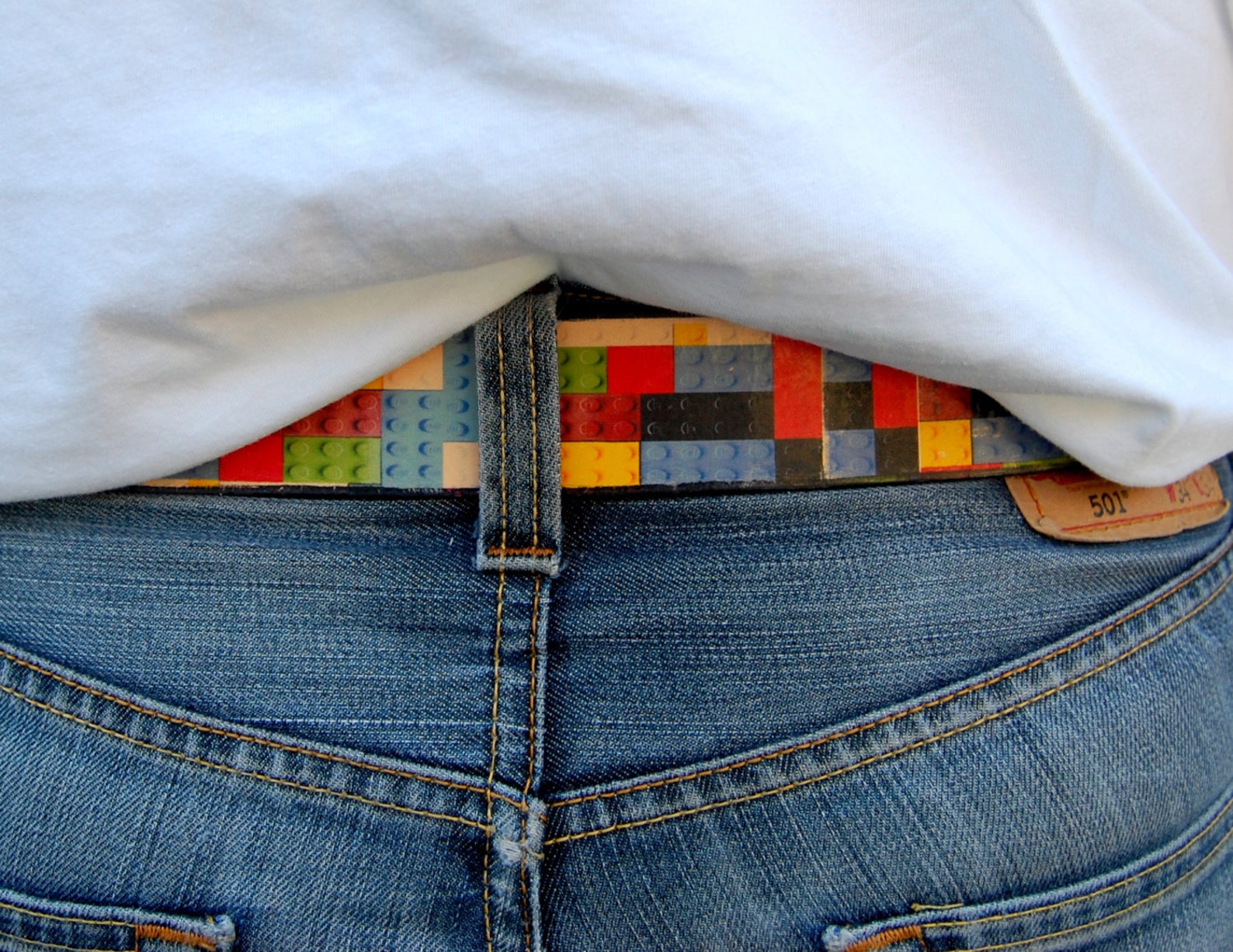 Leather Belt Lego-style Bricks Gift for Men Gift for Her Gift for Them ...