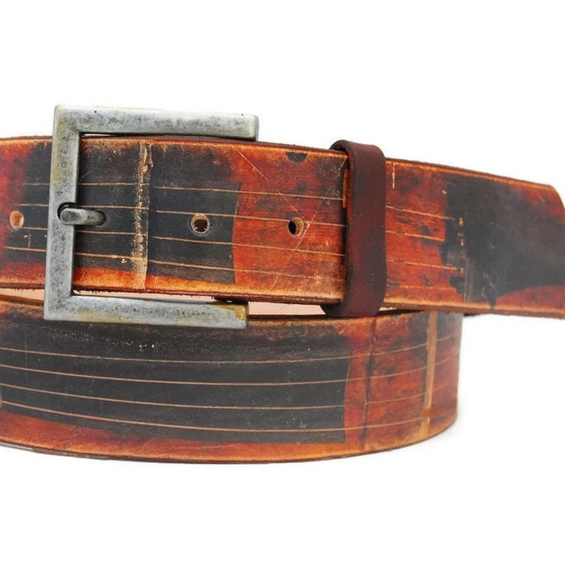Handmade Leather Belt CELLO / Brown Belt / Gift for Him /her/them ...