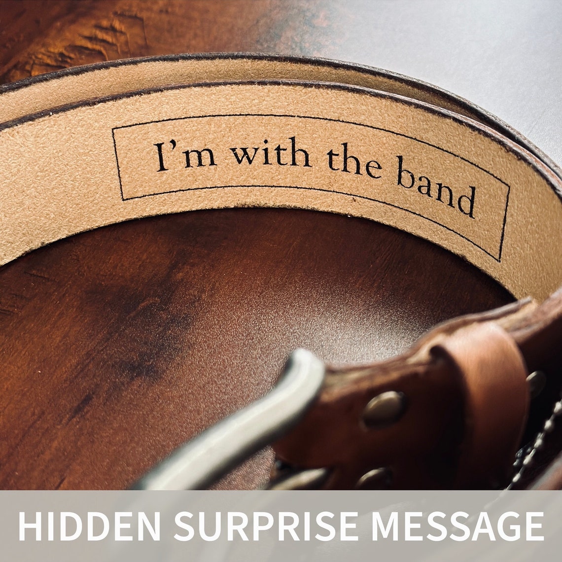 Handmade Leather Belt CELLO / Brown Belt / Gift for Him /her/them ...