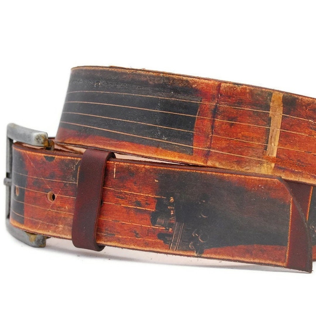 Handmade Leather Belt CELLO / Brown Belt / Gift for Him /her/them ...