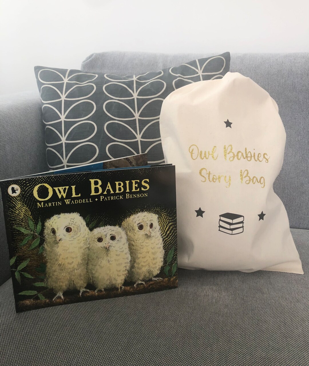 Owl Babies Story Book and Organic Cotton Story Bag Sack Set - Etsy