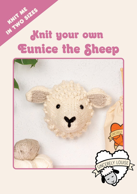 Sheep Head Digital PDF Knitting Pattern | Etsy