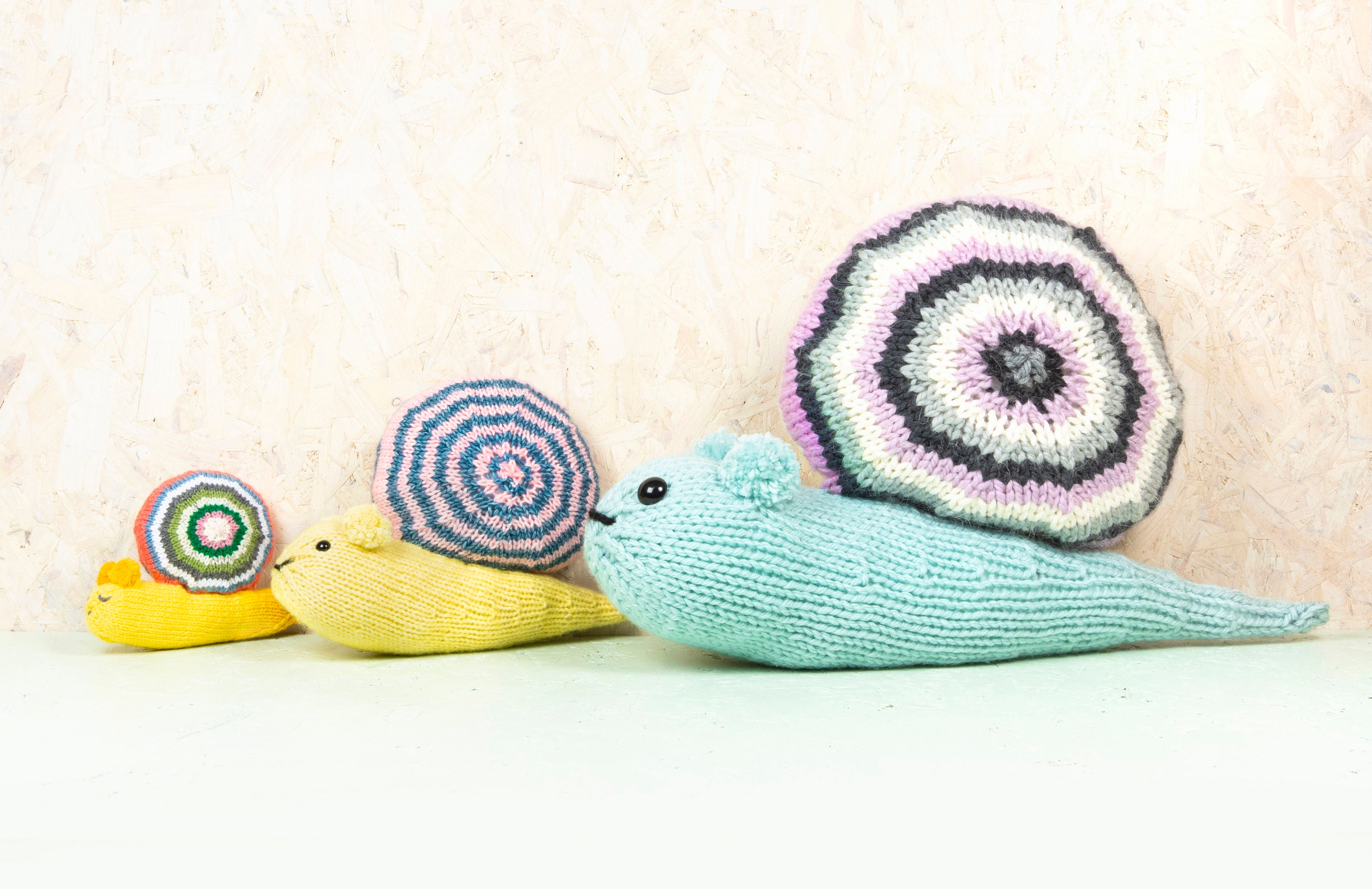 Sarah-maria the Snail - Digital PDF Knitting Pattern - Etsy