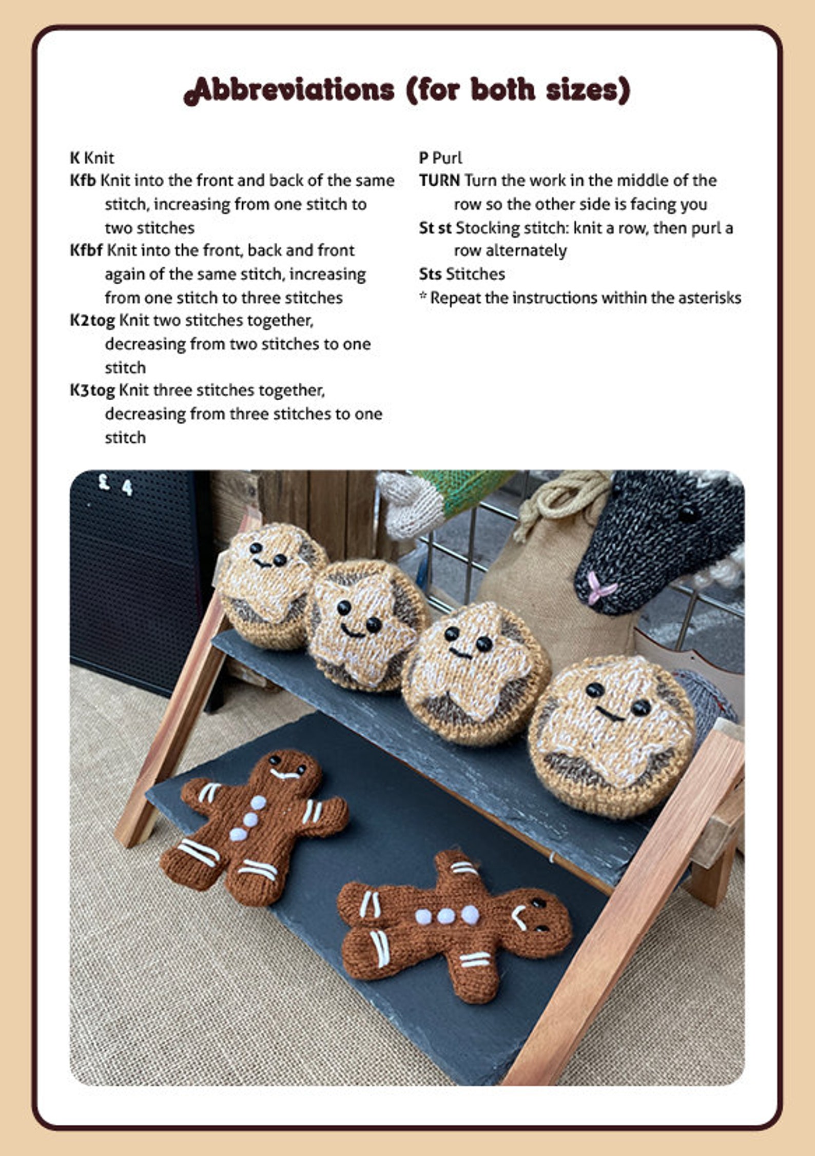 Mince Pie - Digital Knitting Pattern - Etsy UK