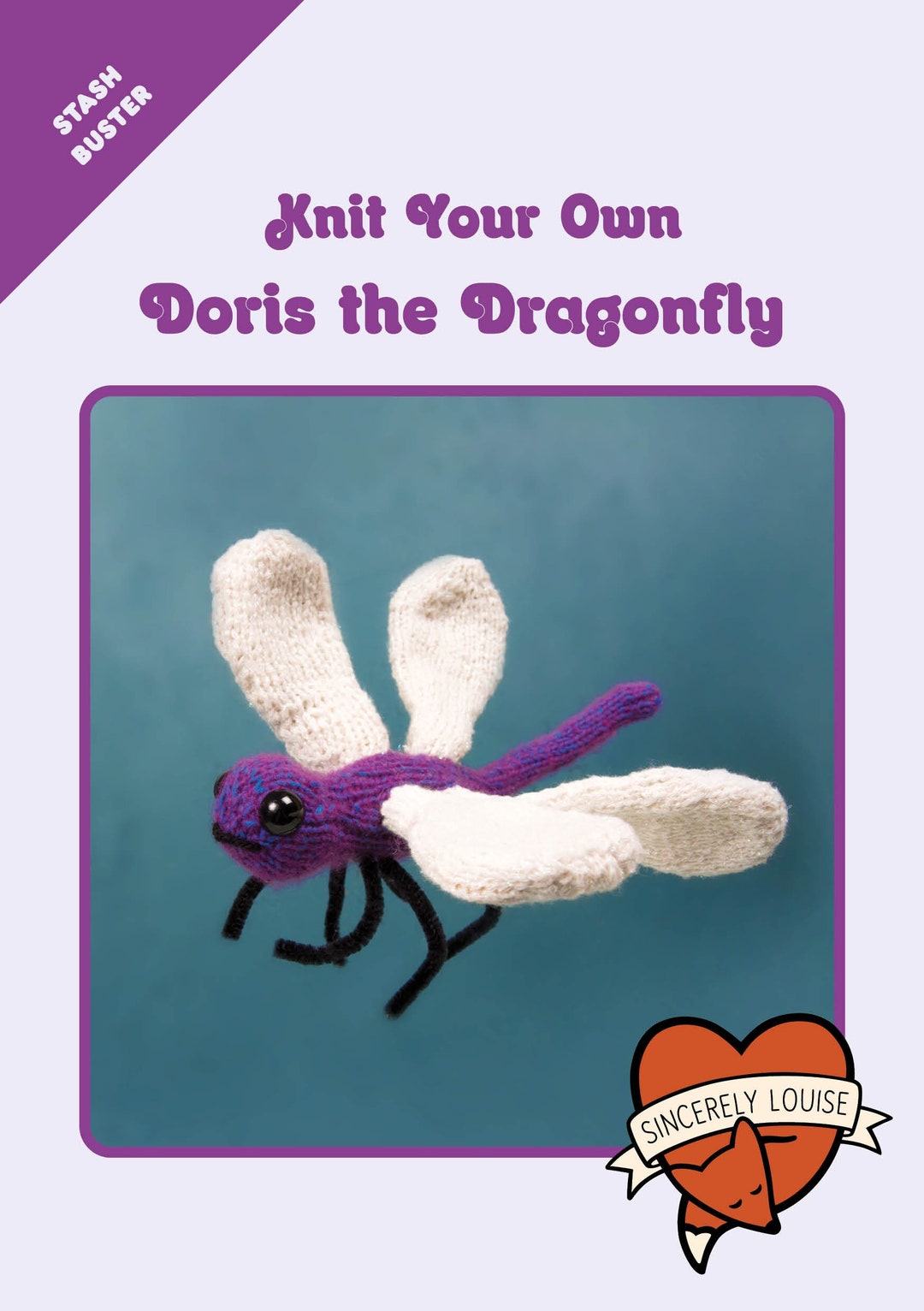 Doris the Dragonfly - Digital PDF Knitting Pattern - Etsy