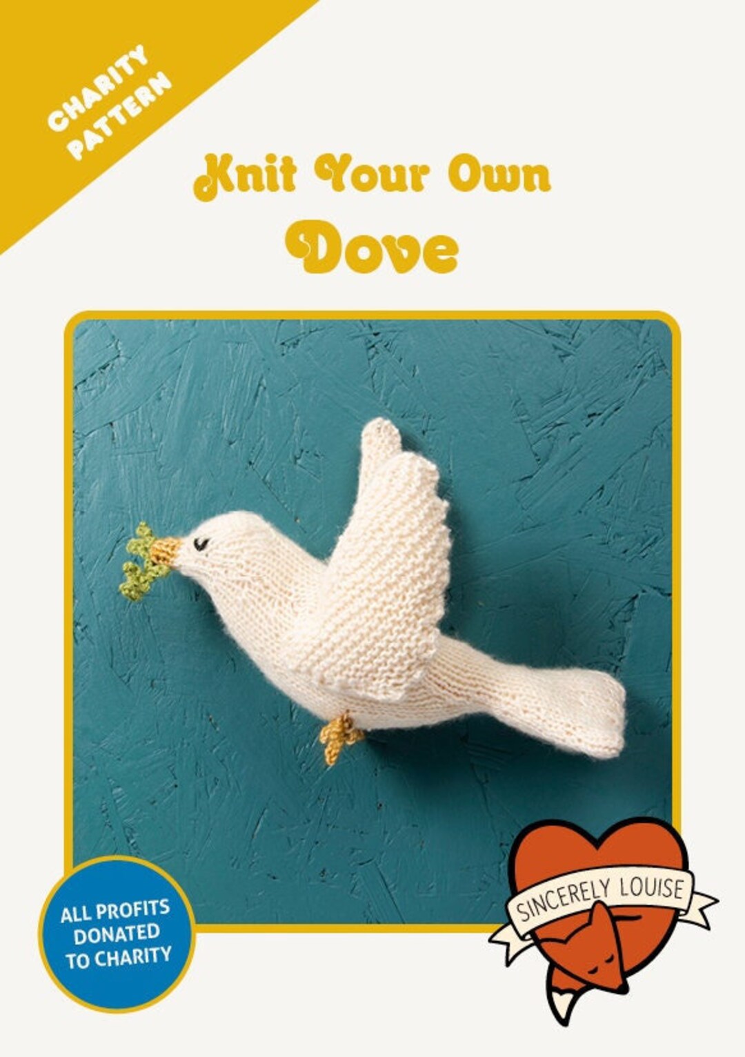 Dove - Charity Digital PDF Knitting Pattern - Etsy