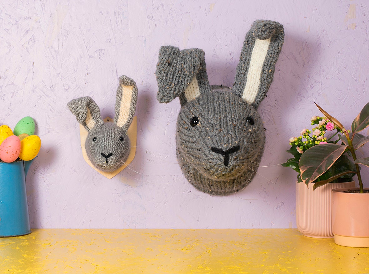Hare Head Digital PDF Knitting Pattern | Etsy UK
