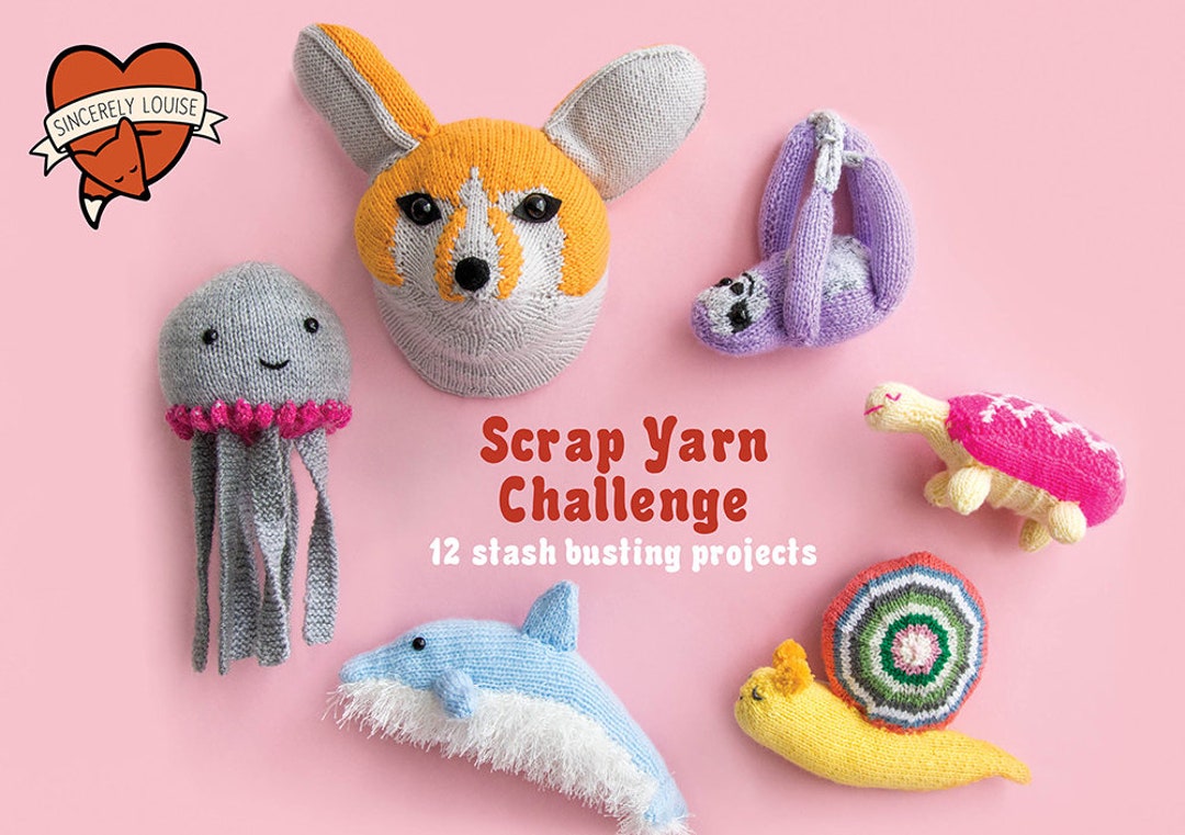 Scrap Yarn Challenge - Paperback Booklet - Etsy