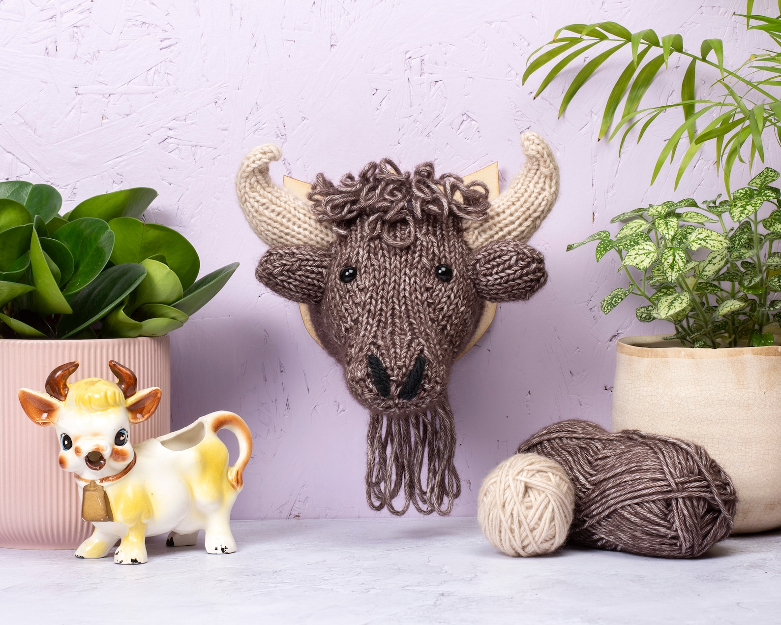 Bison / Buffalo Head - Digital PDF Knitting Pattern - Etsy