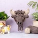 Bison / Buffalo Head - Digital PDF Knitting Pattern - Etsy