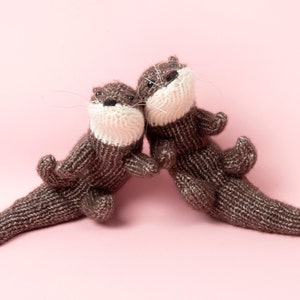 Pair of Otters - Digital PDF Knitting Pattern - Etsy