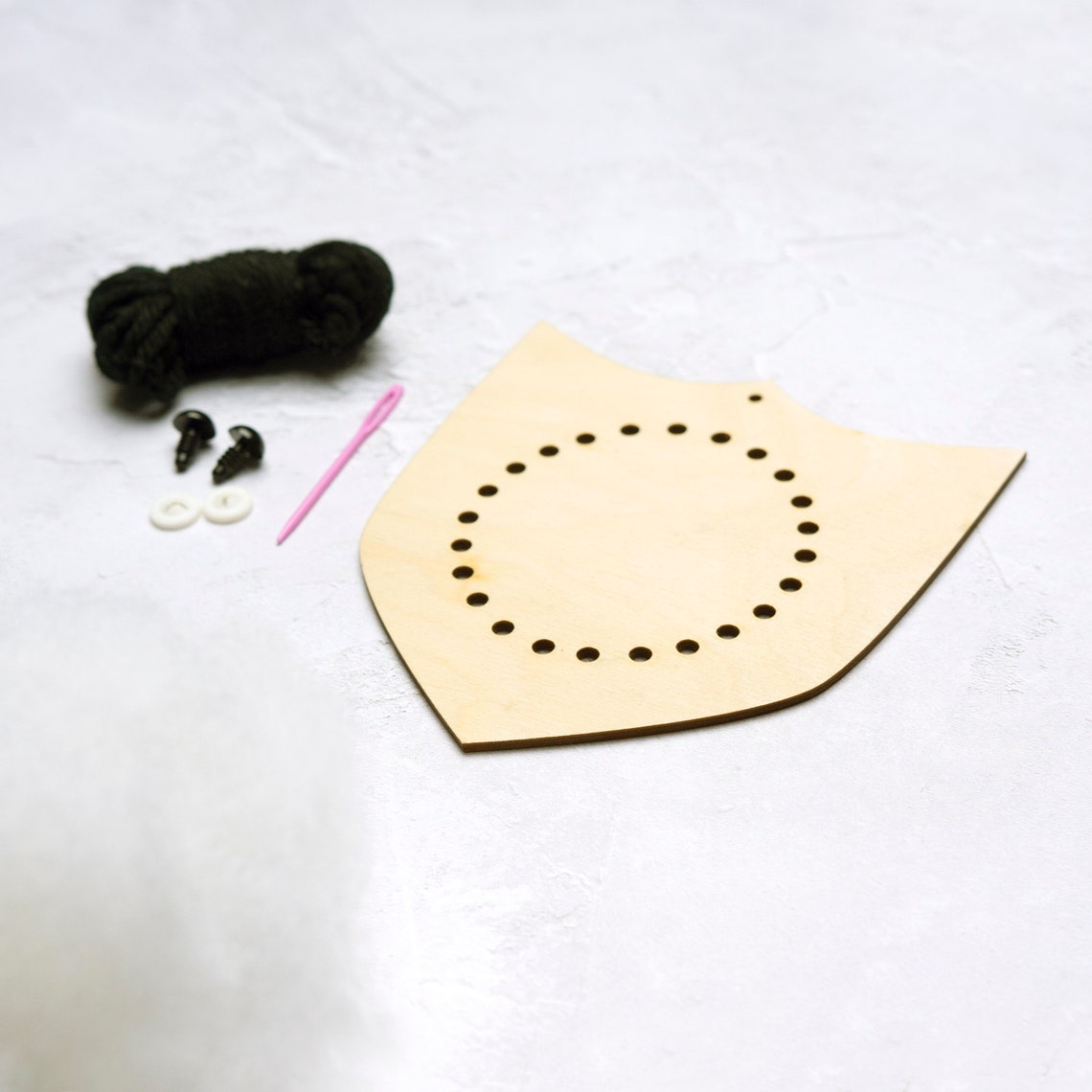 Mini Sheep Head Knitting Kit - Etsy