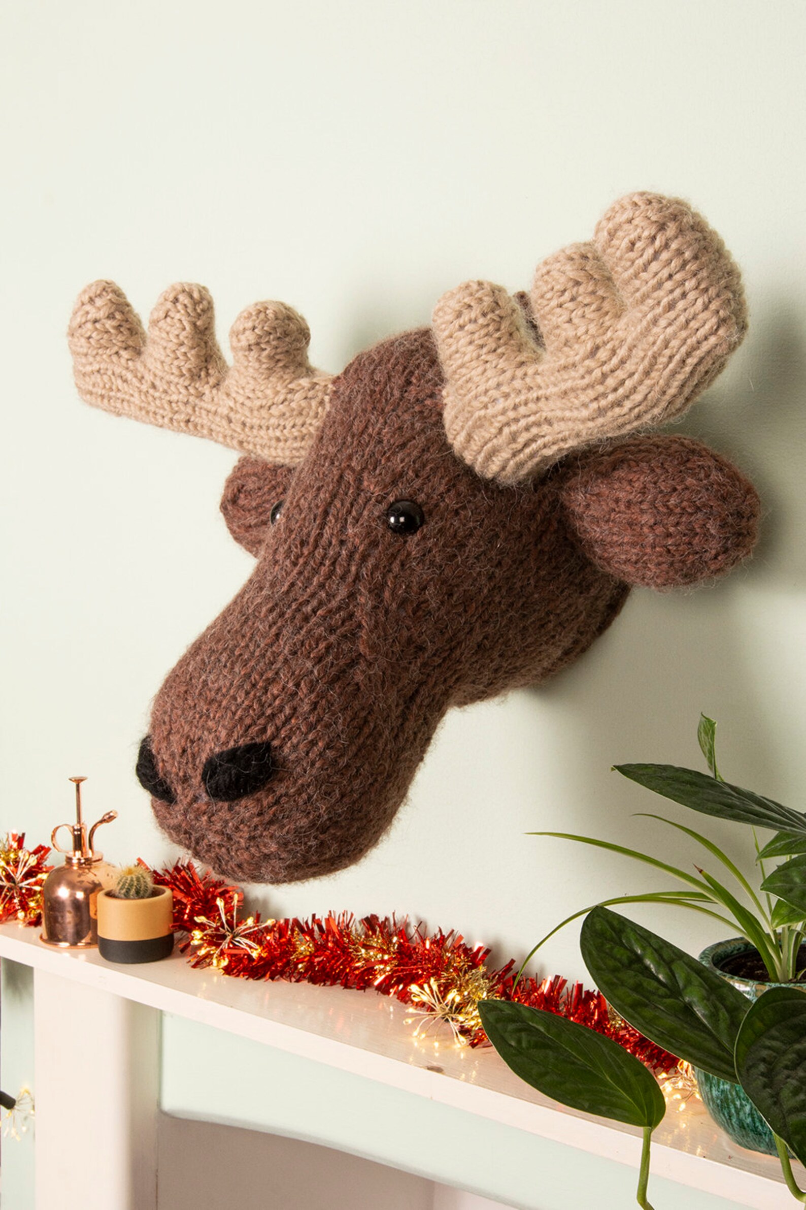 Giant Moose Head Knitting Kit - Etsy