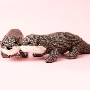 Pair of Otters - Digital PDF Knitting Pattern - Etsy
